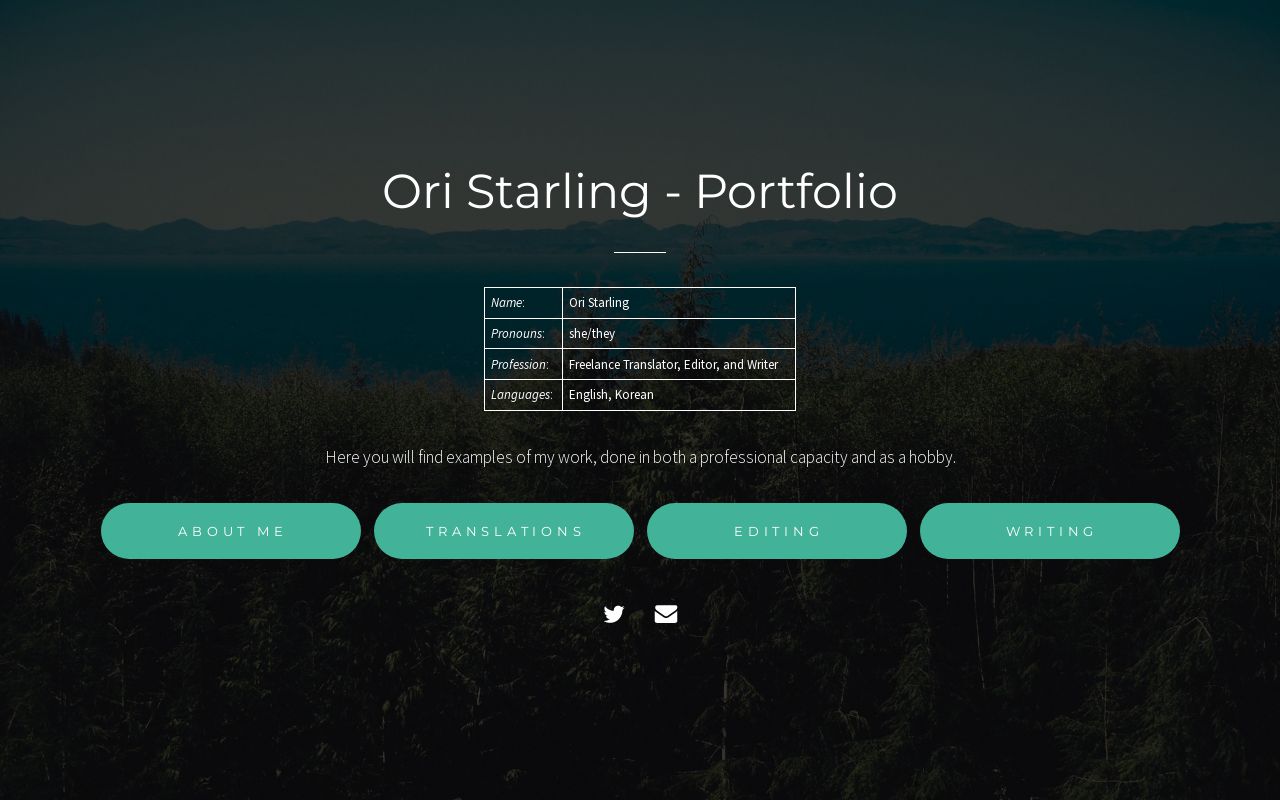 Ori Starling - Portfolio